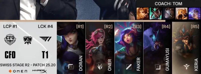 [赛后]CFO 1-0 T1：Doggo德莱文三度单杀强势弑神，CFO大胜T1-英雄联盟丨LPL-虎扑社区